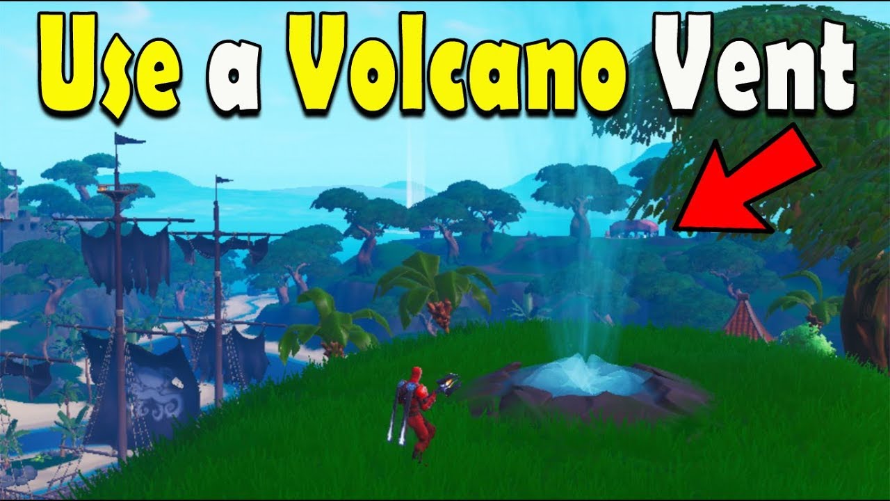 Use a volcano vent in different matches~Season 8 Week 1 Battle Pass ...