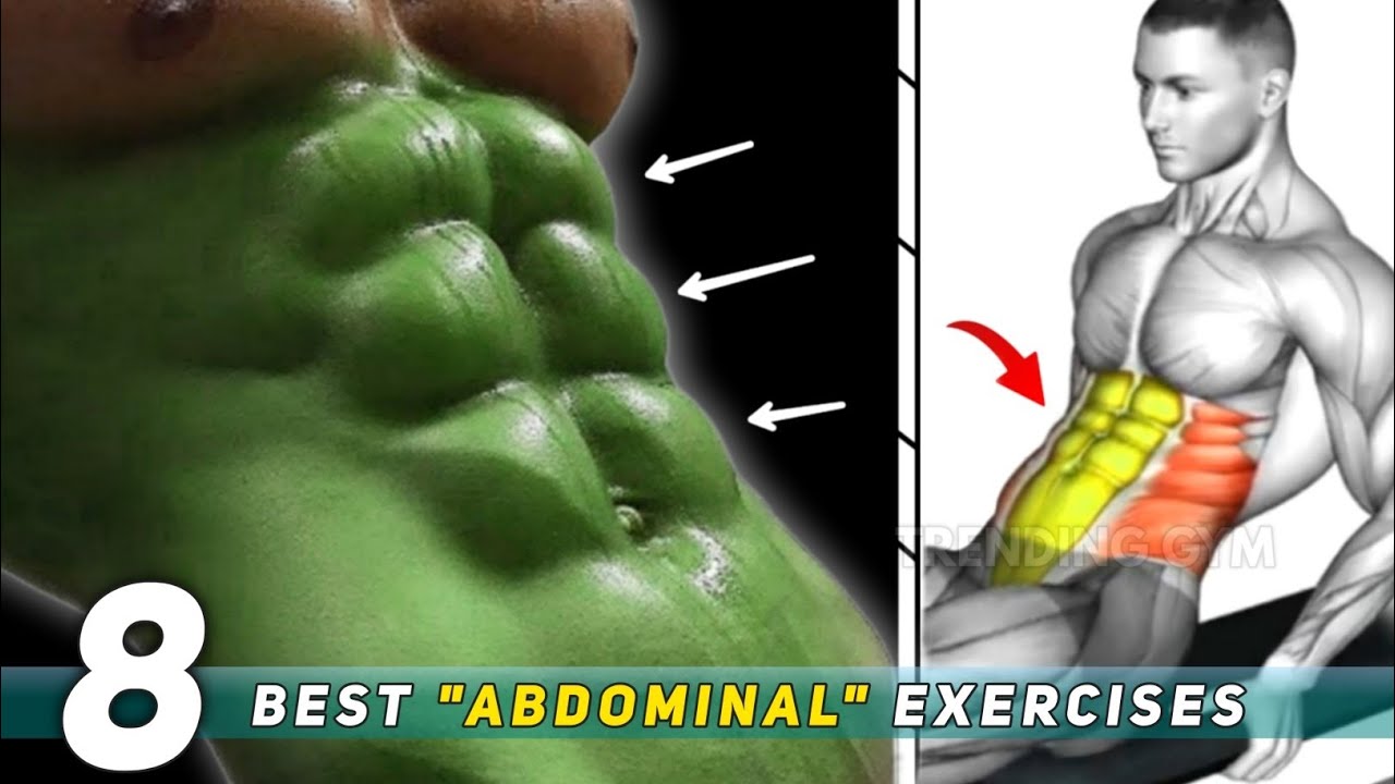 8 Best Abdominal Exercises Routine - Abs Workouts - YouTube
