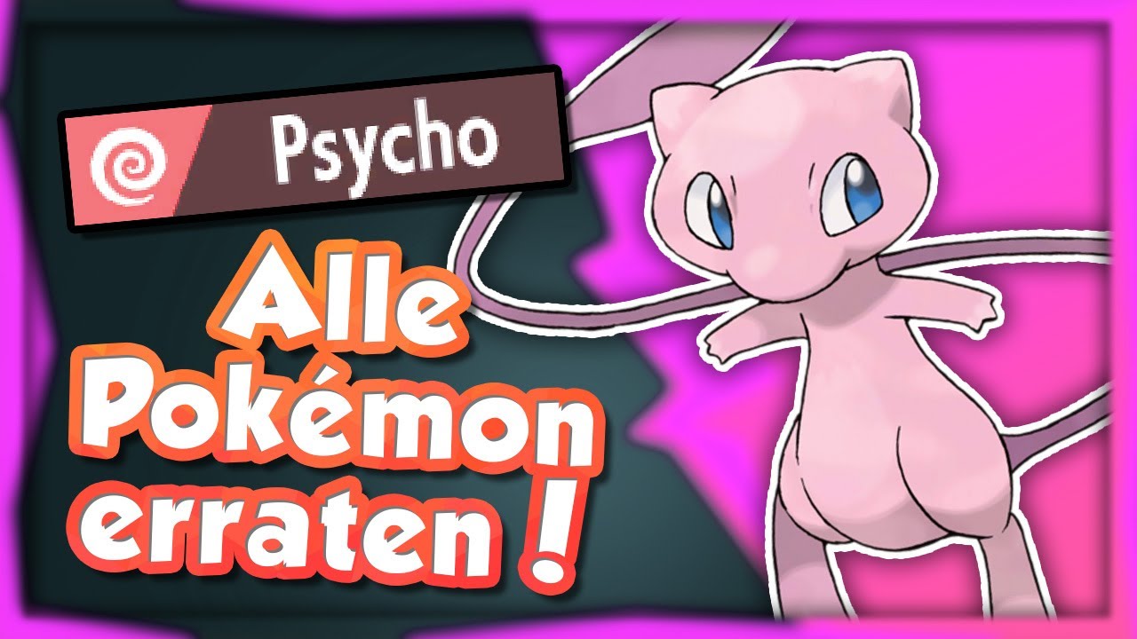Alle PSYCHO POKÉMON in 15 MINUTEN erraten! - YouTube