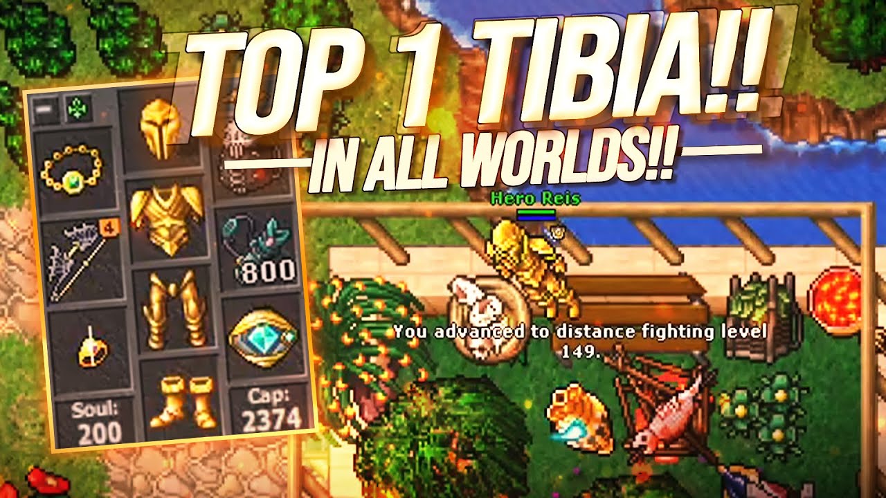 TOP 1 DISTANCE ALL TIBIA!! MOUNT OF 50K IN TC | PUNIO IS BACK!! # ...