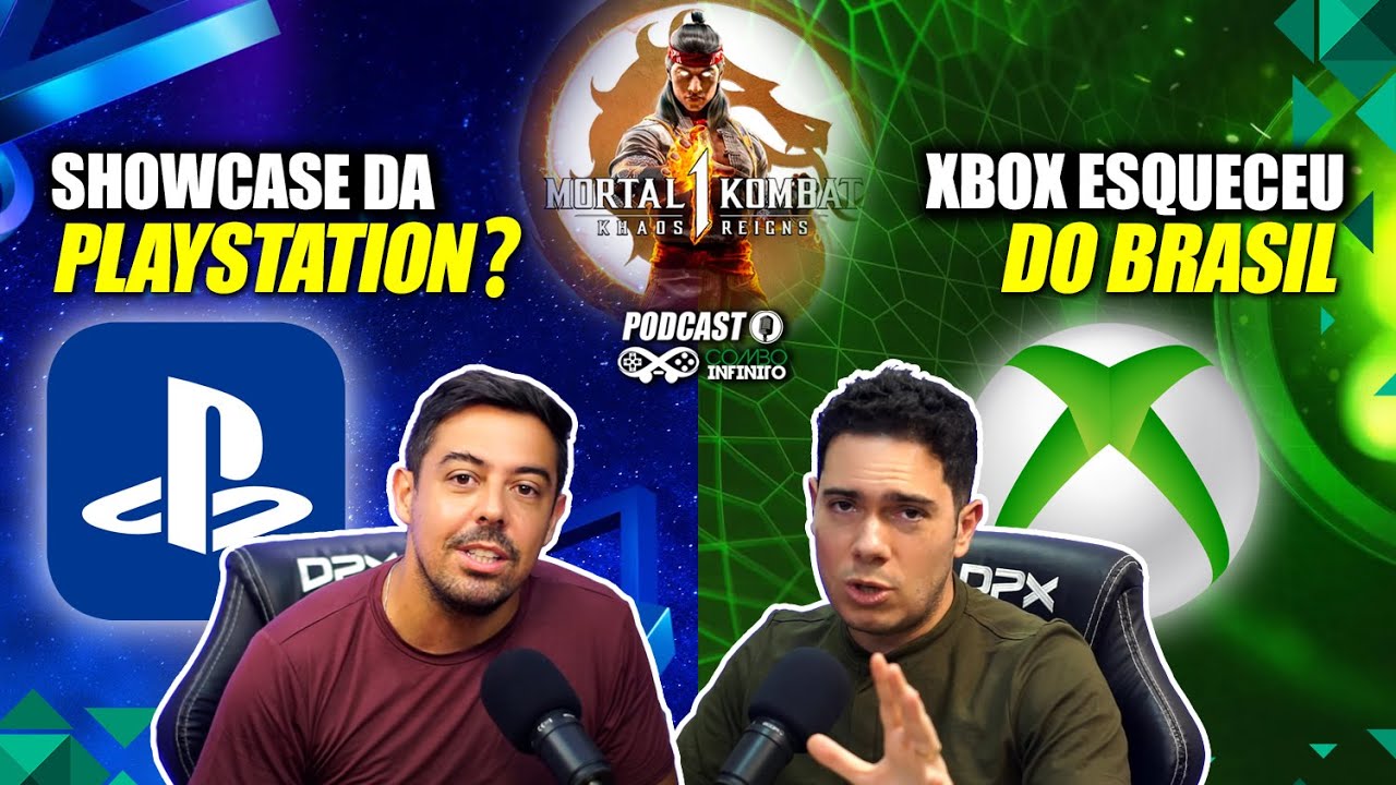 SHOWCASE DA PLAYSTATION? XBOX ESQUECEU DO BRASIL - PODCAST DO COMBO ...