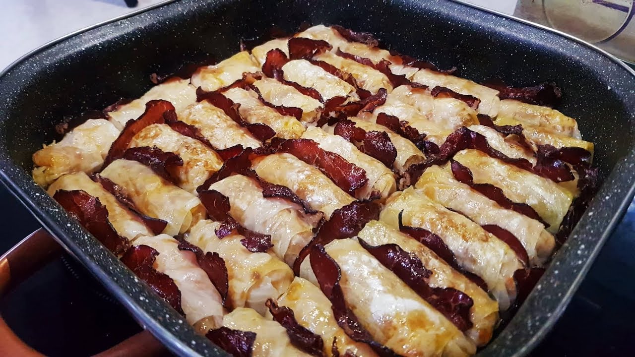 Sarma me Mish të Thatë 🤤🤤 - YouTube