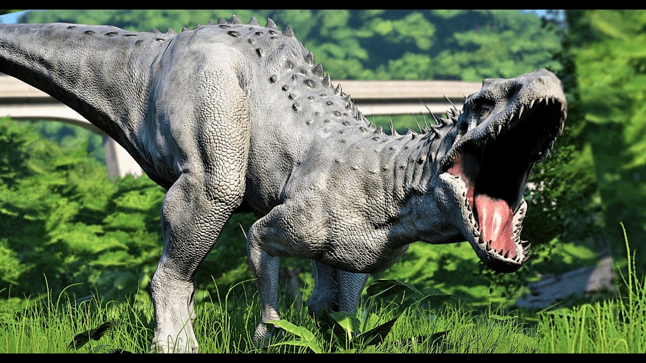 Indominus Rex Escape From Jurassic World - YouTube