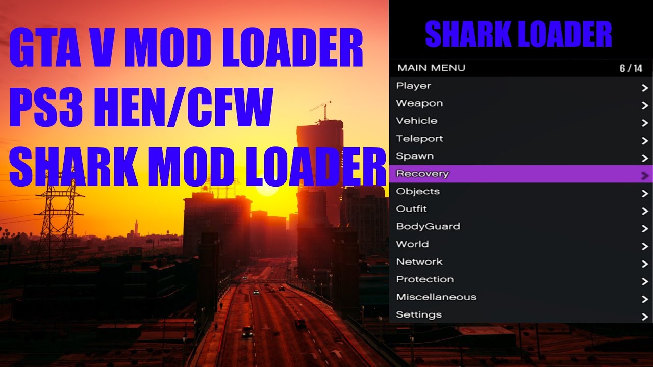 GTA V SHARK MENU LOADER [PS3/HEN/CFW] + DOWNLOAD SOMENTE (BLES) - YouTube