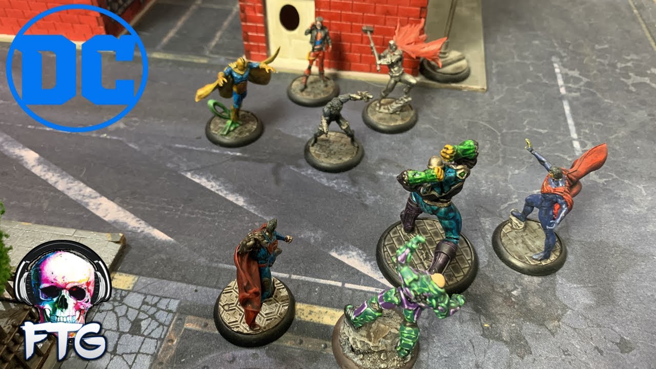 DC Universe Miniature Game - Battle 011 - YouTube