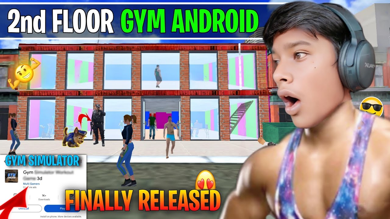 Finally 2nd Floor Gym Simulator 24 Android Release With Ultra Graphics🥰 ...