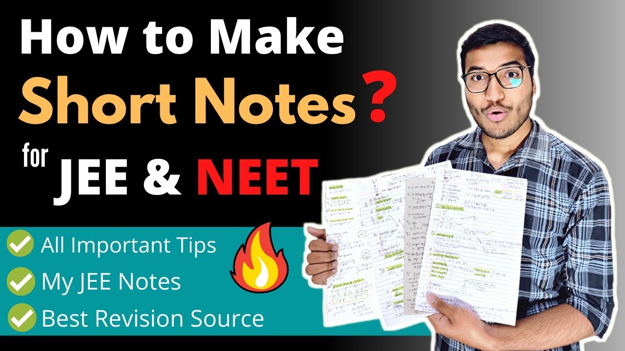 Best Way To Make SHORT NOTES For JEE NEET 2022 2023 My Short Notes YouTube Best Way To Make SHORT NOTES For JEE NEET 2022 2023 My Short Notes YouTube