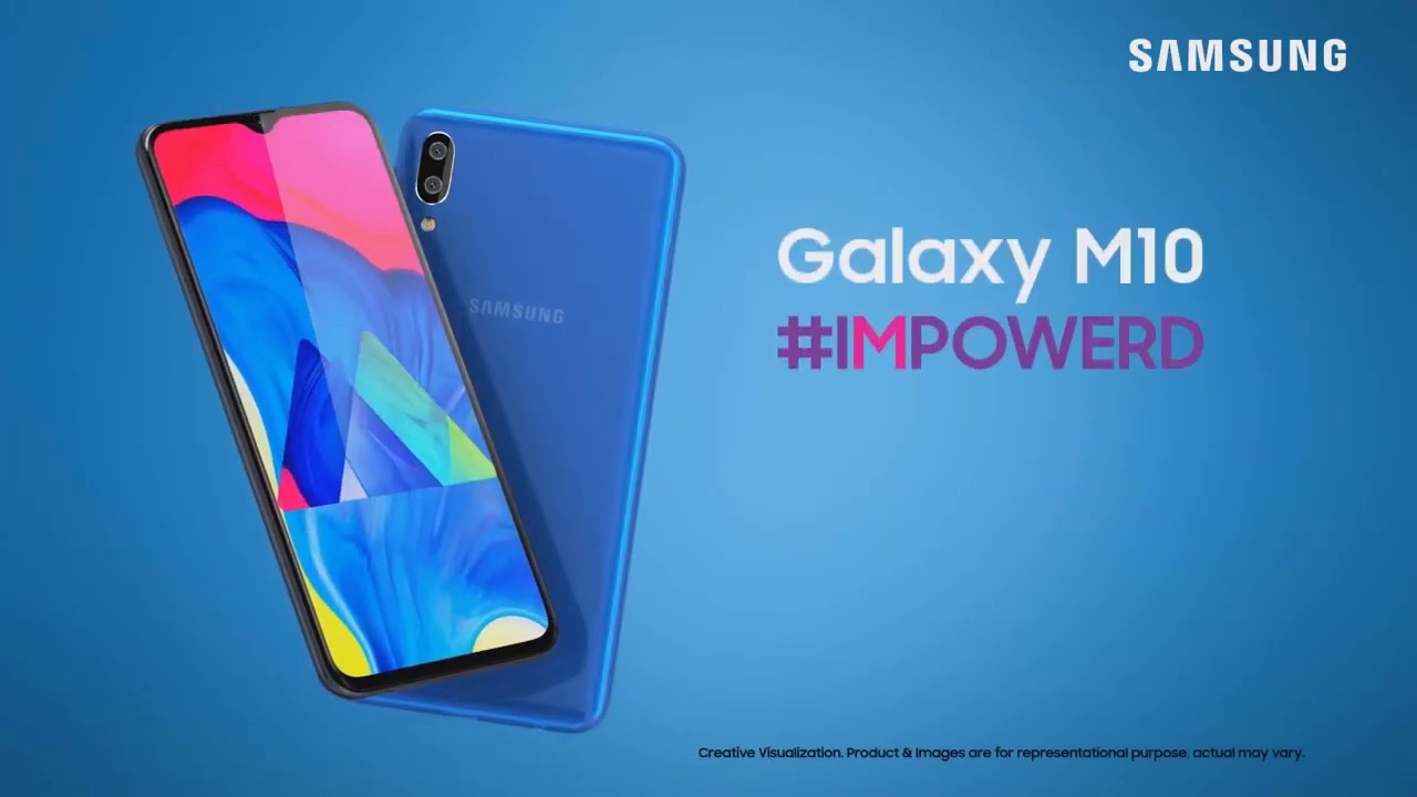 Samsung Galaxy M10 2/16GB Ocean Blue - YouTube