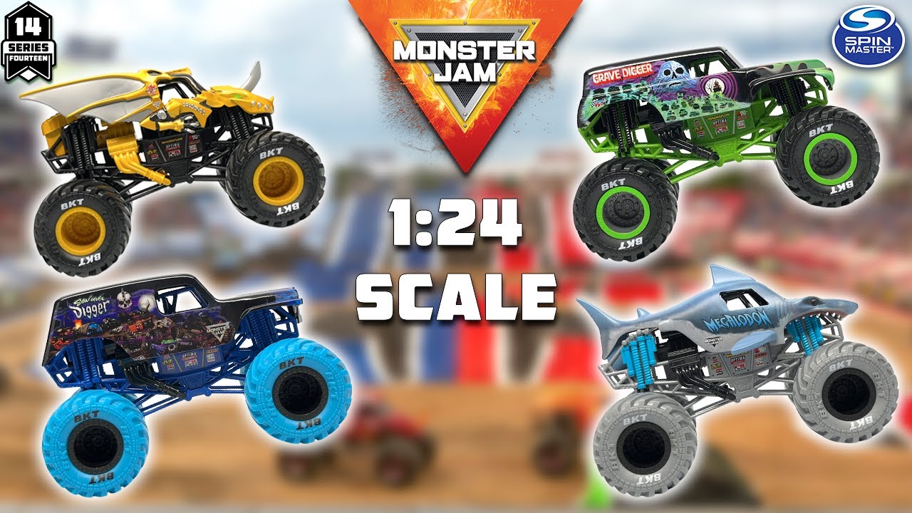 SPIN MASTER MONSTER JAM SERIES 14 | 1:24 SCALE - YouTube