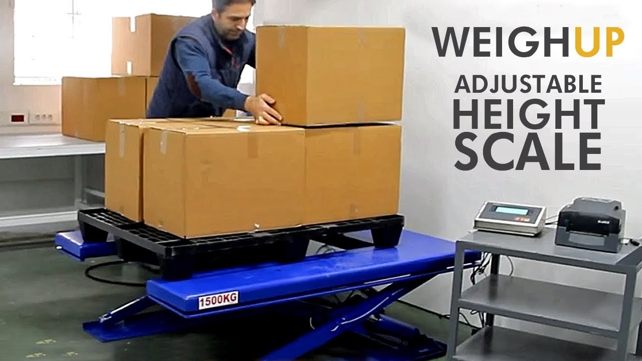 WeighUP - Lift Up Pallet Weighing Scale to raise platform to safe ...