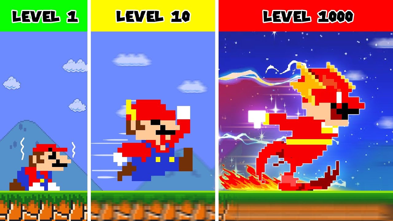 Super Mario Bros. But When Every Moon Make Mario Run FASTER and Furious ...