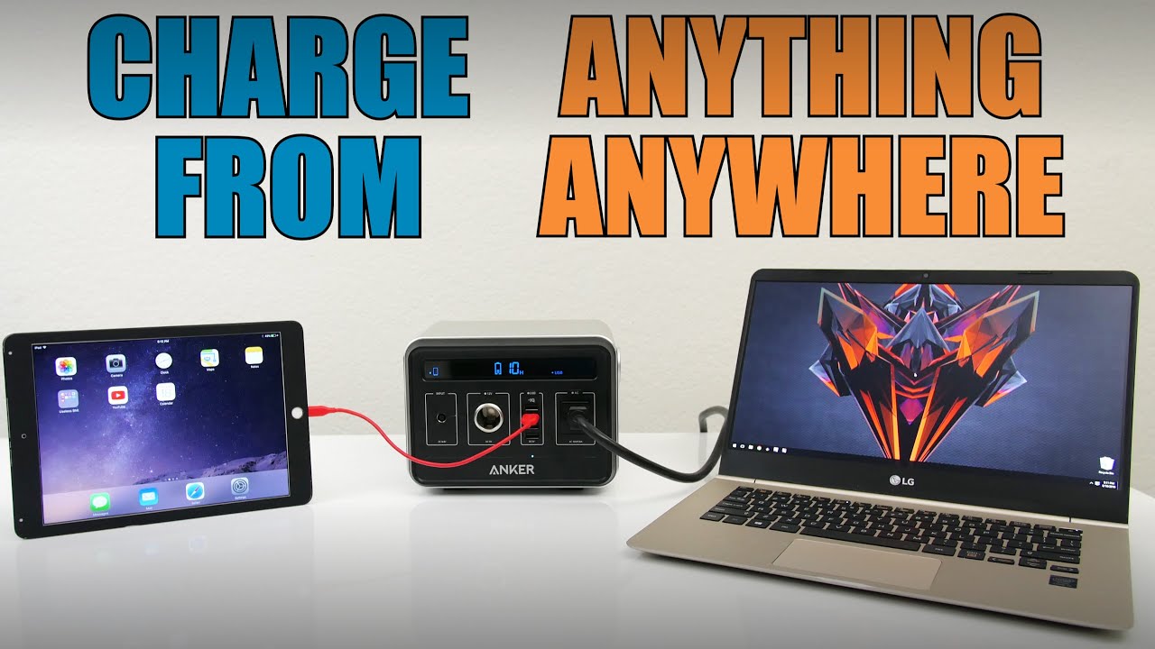 Anker PowerHouse - Massive 120,000mAh PowerBank - YouTube