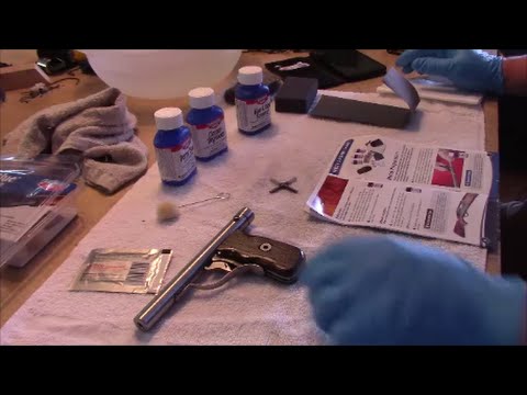 How to use cold blue. Cold blue your gun, DIY Gun blue Birchwood Casey ...