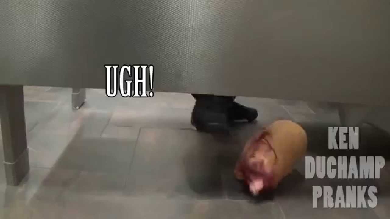 Dead Head In The Bathroom Prank! - YouTube