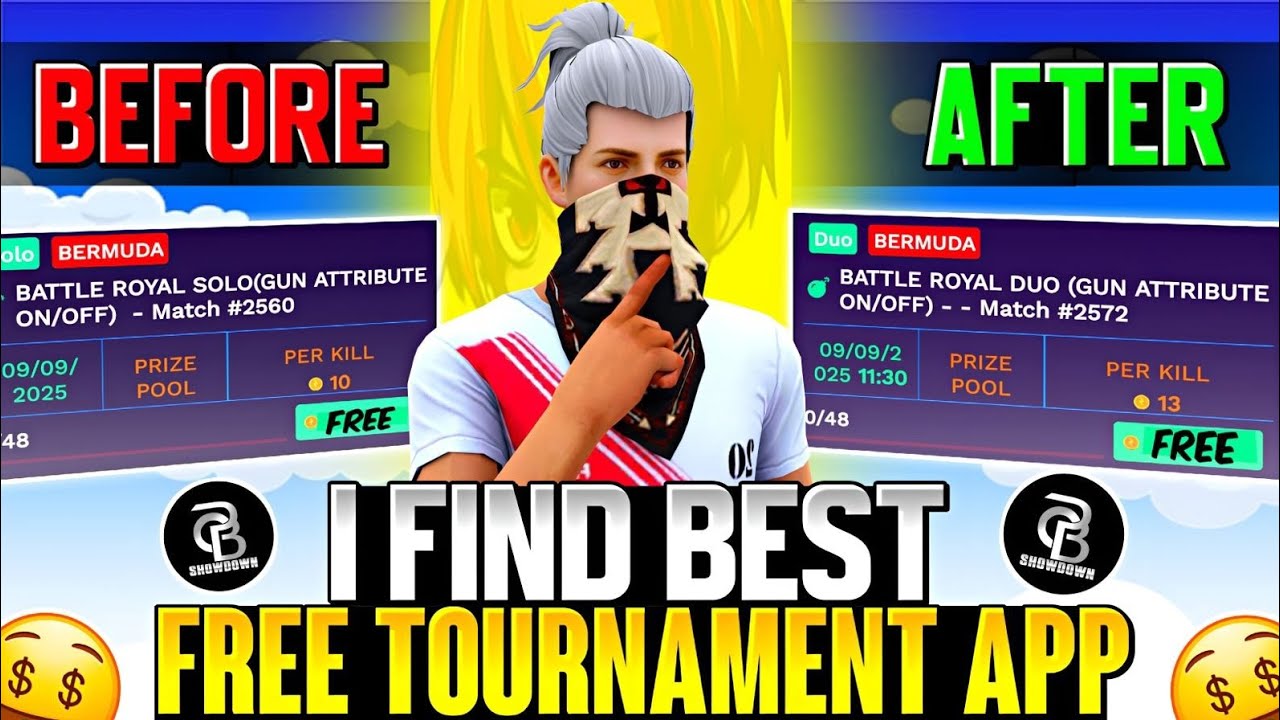 ONLY FREE TOURNAMENT APP 🔥 Entry-₹0 Per kill-₹10🔥|| Best Free Solo ...