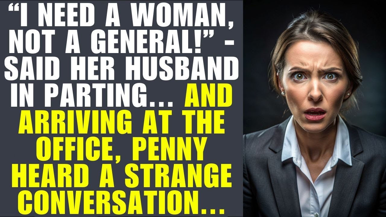 "I Need A Wife, Not A General," He Said As He Left. At The Office ...