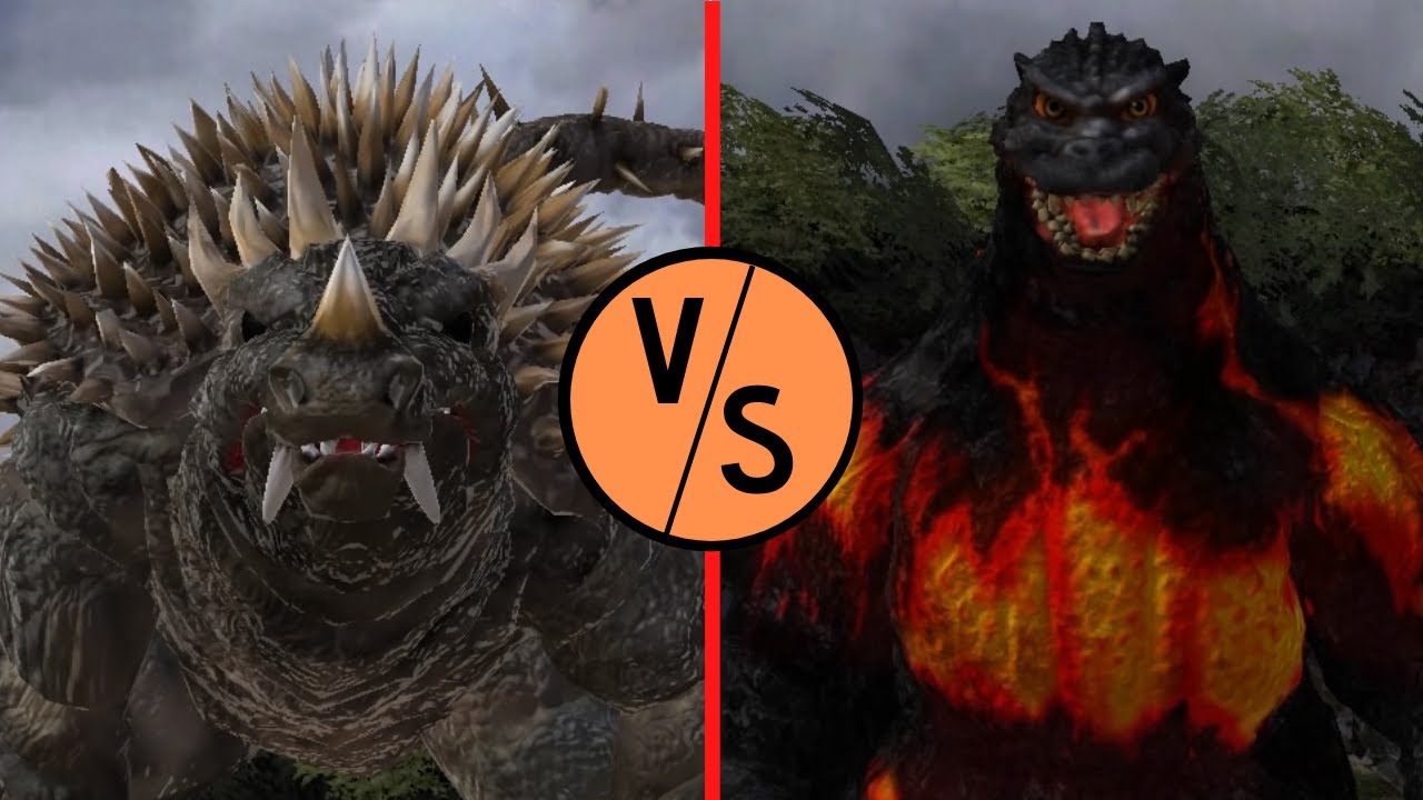 Anguirus Vs Burning Godzilla - Godzilla PS4 - YouTube