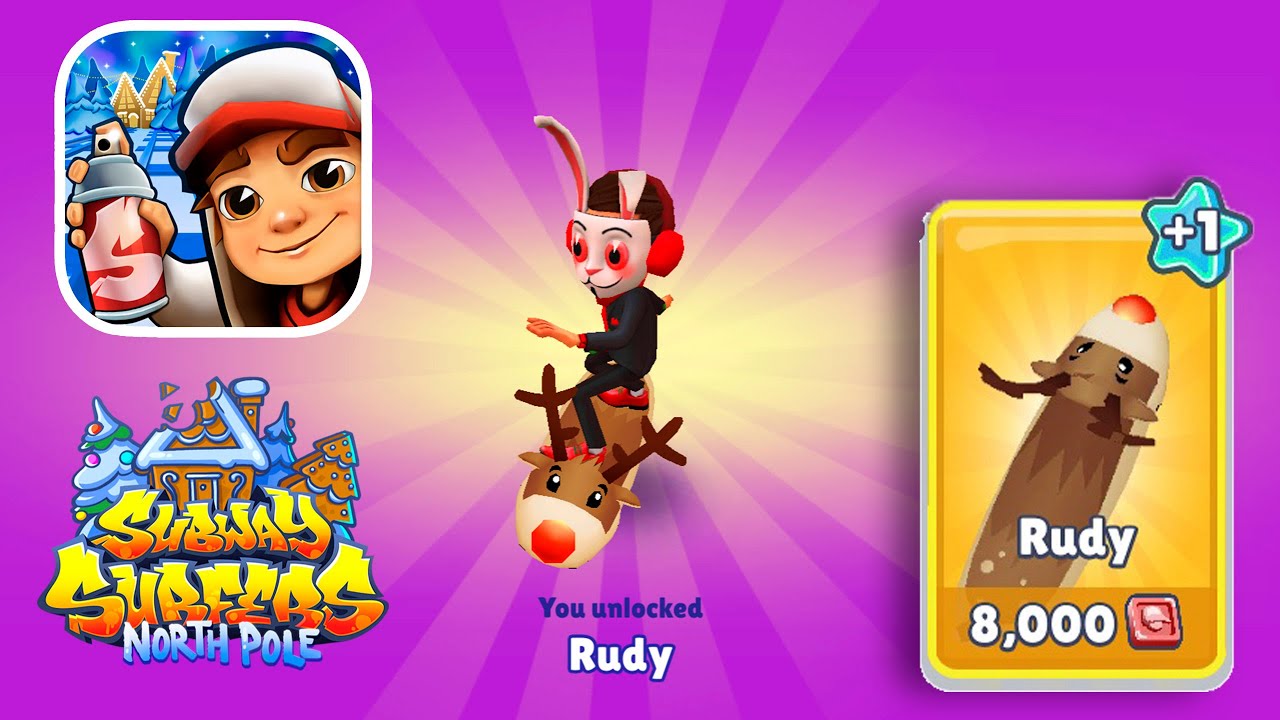 SUBWAY SURFERS NORTH POLE 2023 : UNLOCKING RUDY BOARD - YouTube
