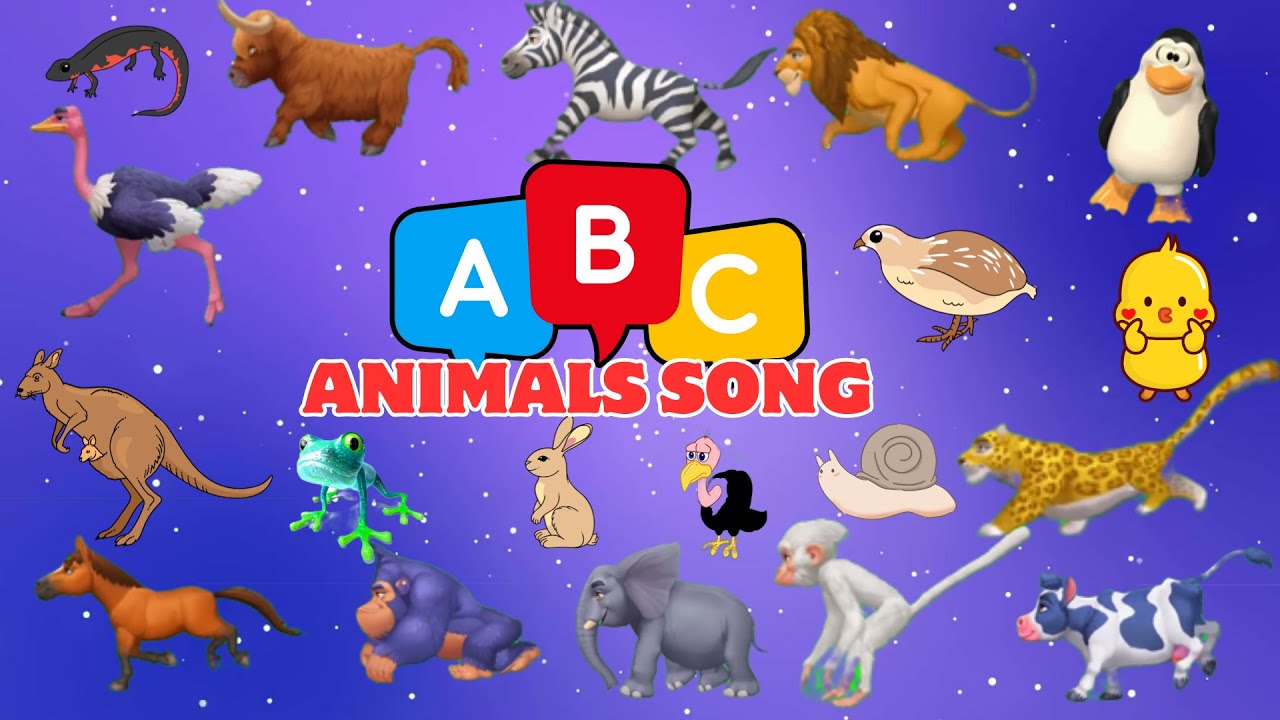 ABC Animals Song for Kids! | Alphabet Animals and Sound Adventure ...
