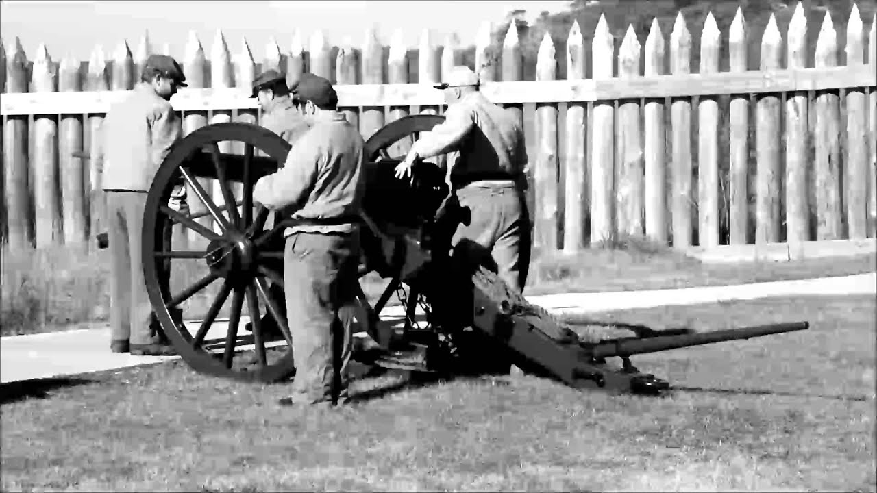 151 Anniversary of the Battle of Fort Fisher - firing of the cannons ...