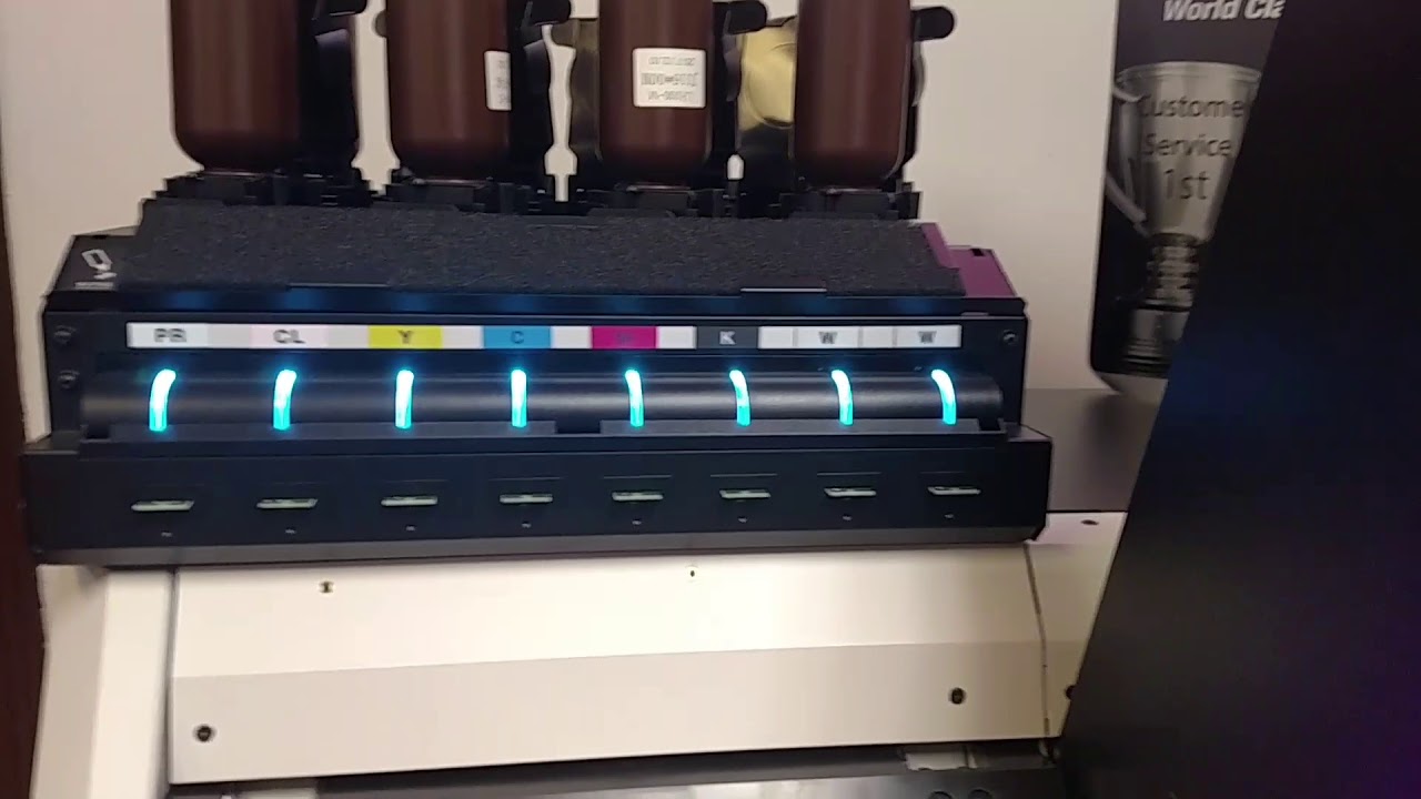 Mimaki UV Yeti printer full color HD images. UJF 6042 MK2. - YouTube