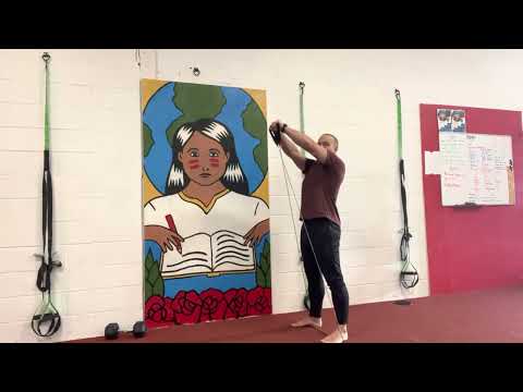 How to do Banded swings (Resistance bands series) - YouTube
