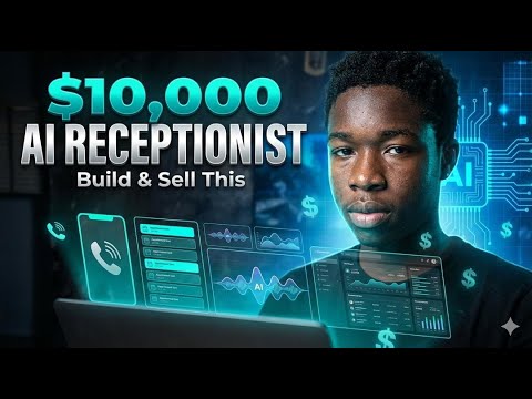 How to Build a $10,000 AI Receptionist (Step-by-Step) | Retell AI + Cal.com in 8 minutes