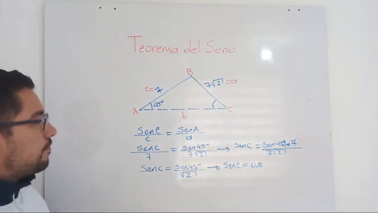 Teorema Del Seno, (Explicación Y Ejemplos) - YouTube