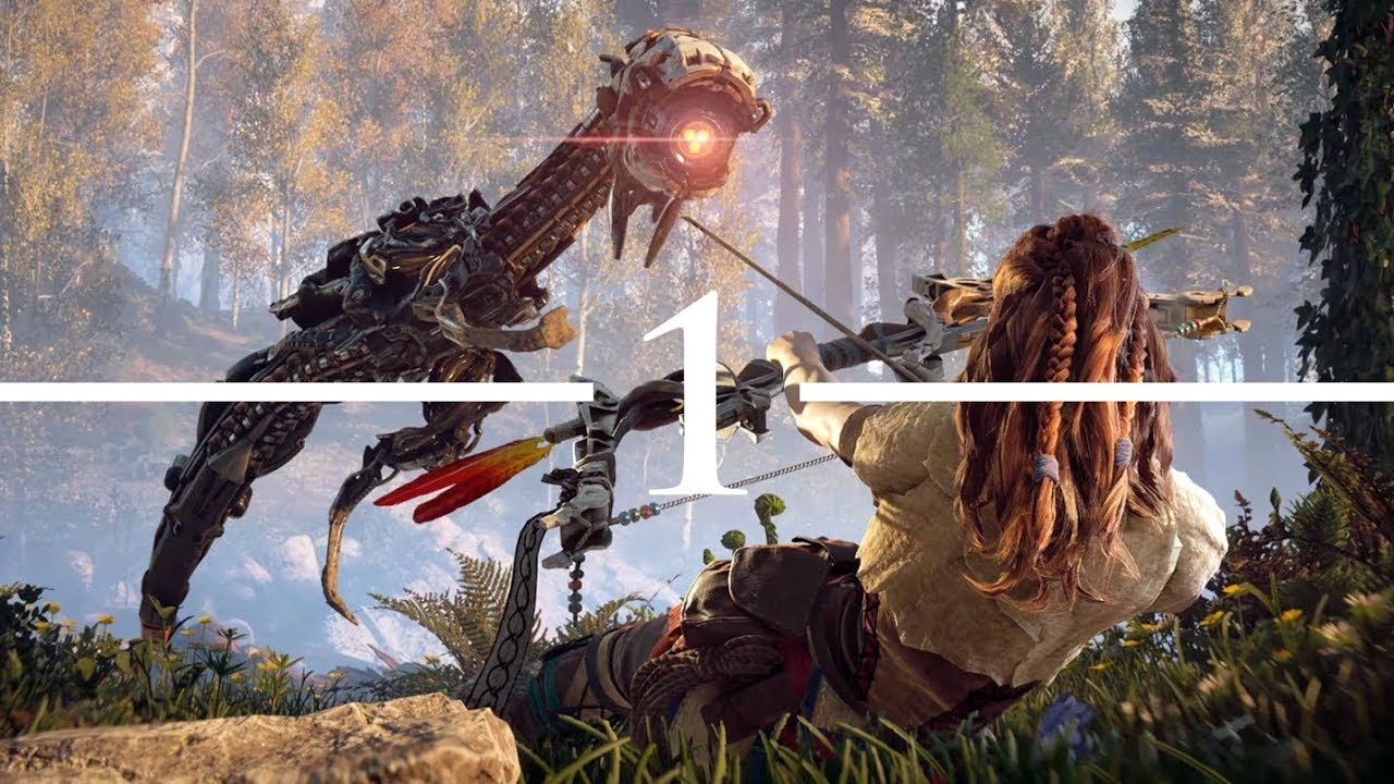 Horizon Zero Dawn: Opening Gameplay - YouTube