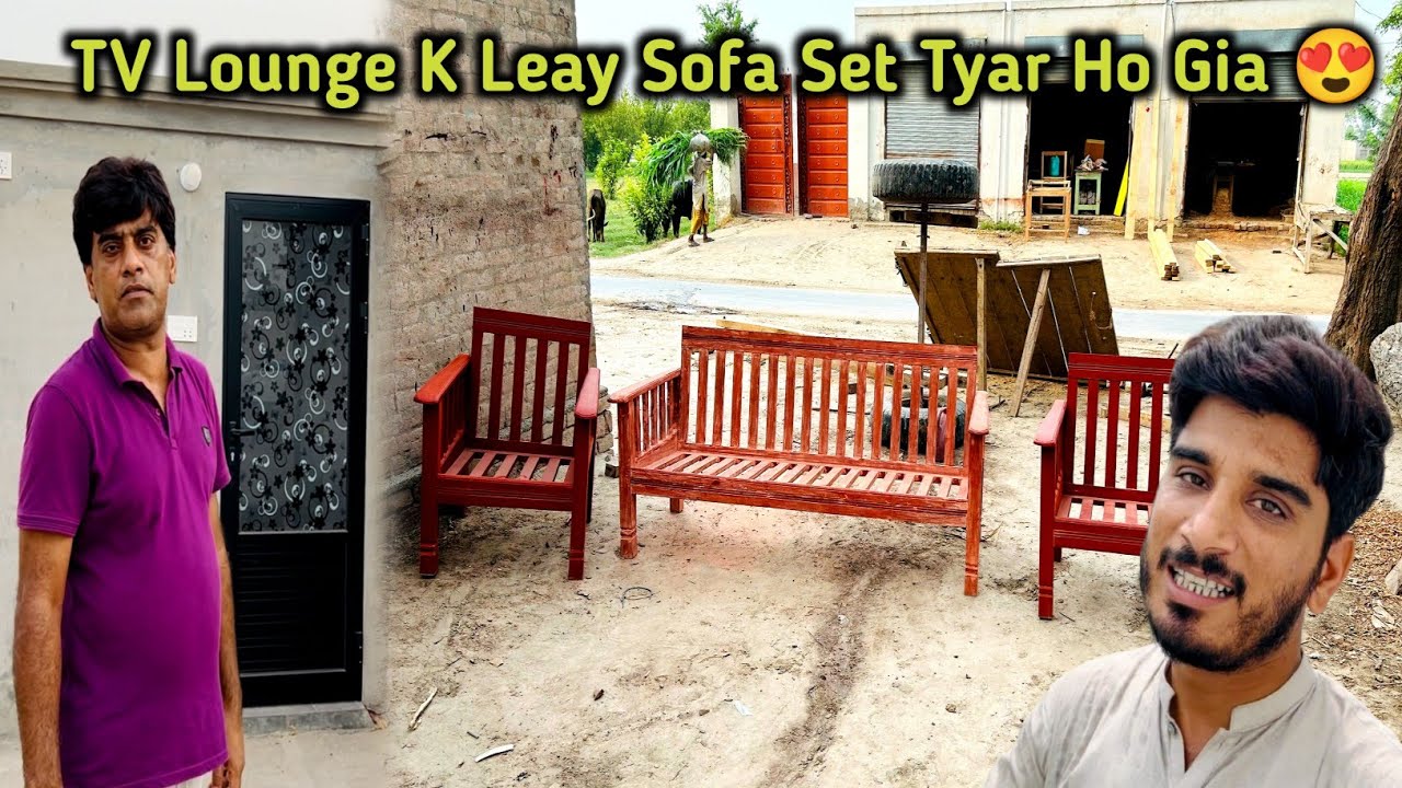 TV Lounge K Leay New Sofa Set Tyar Ho Gia 😍 - YouTube