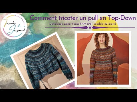 Comment tricoter un Pull en Top-Down ?