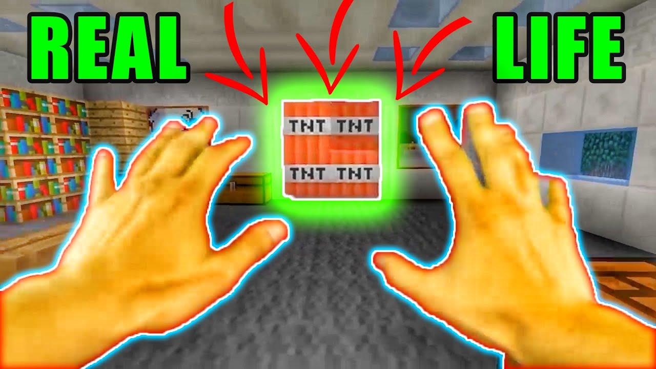 MINECRAFT IN REAL LIFE - I CAN USE REAL LIFE | Minecraft RTX Animation ...