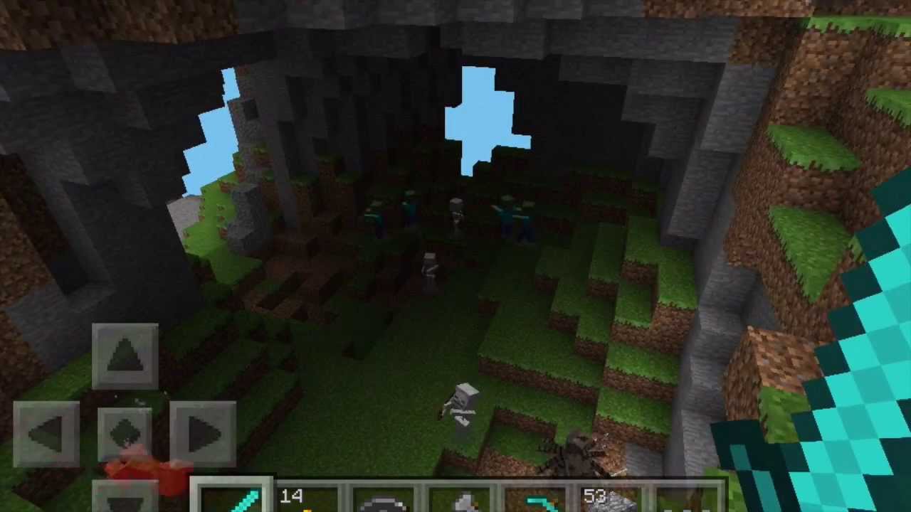 Let's Play Minecraft PE Episode 2 - Nether Spire - YouTube