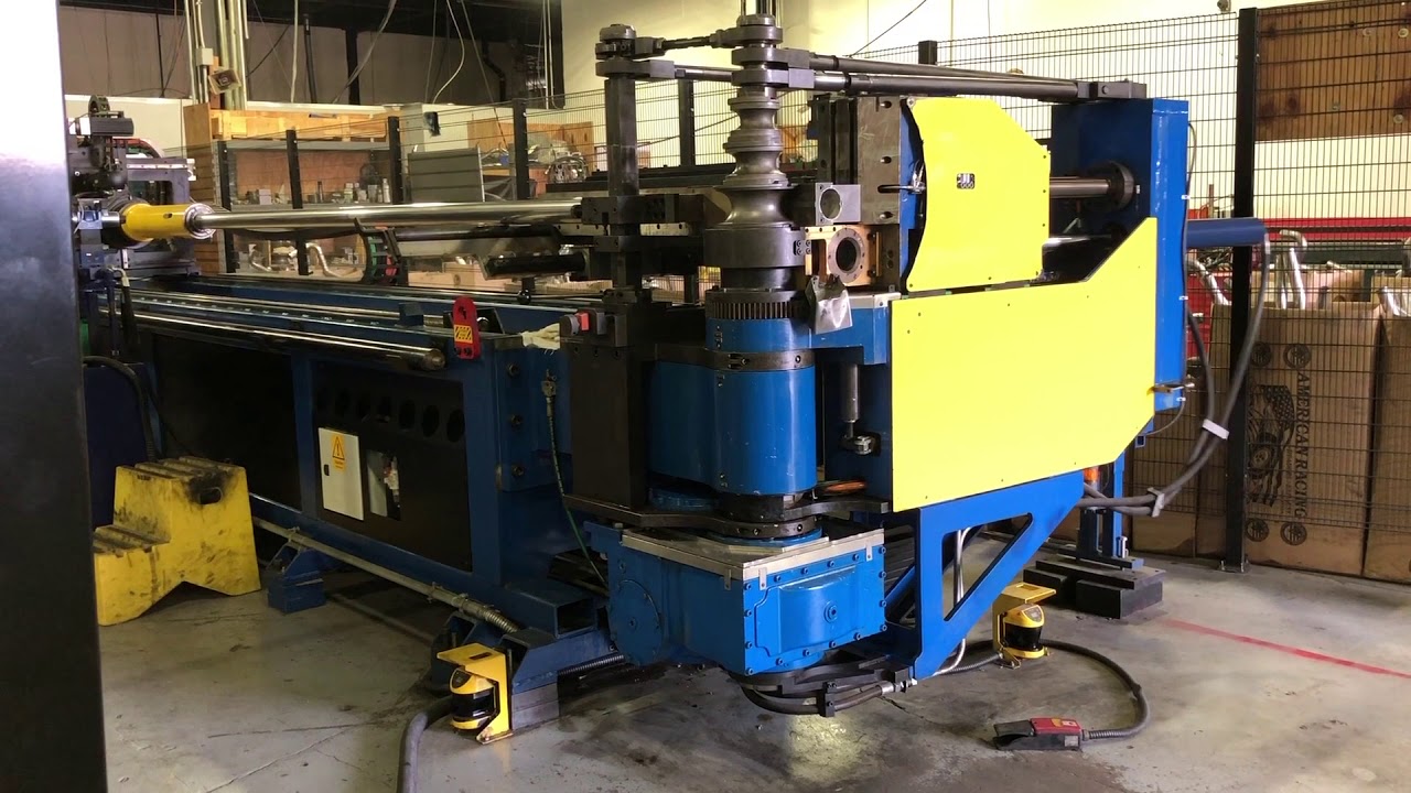 Unison Breeze "All Electric" 4" Multi-Stack CNC Tube Bender - YouTube