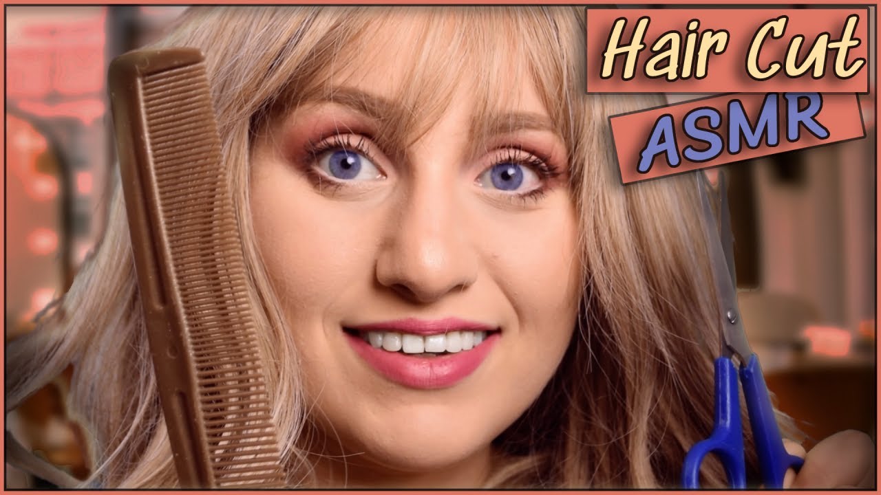 Asmr Salon Haircut Whispered Scissors Hair Brushing Spray Bottle