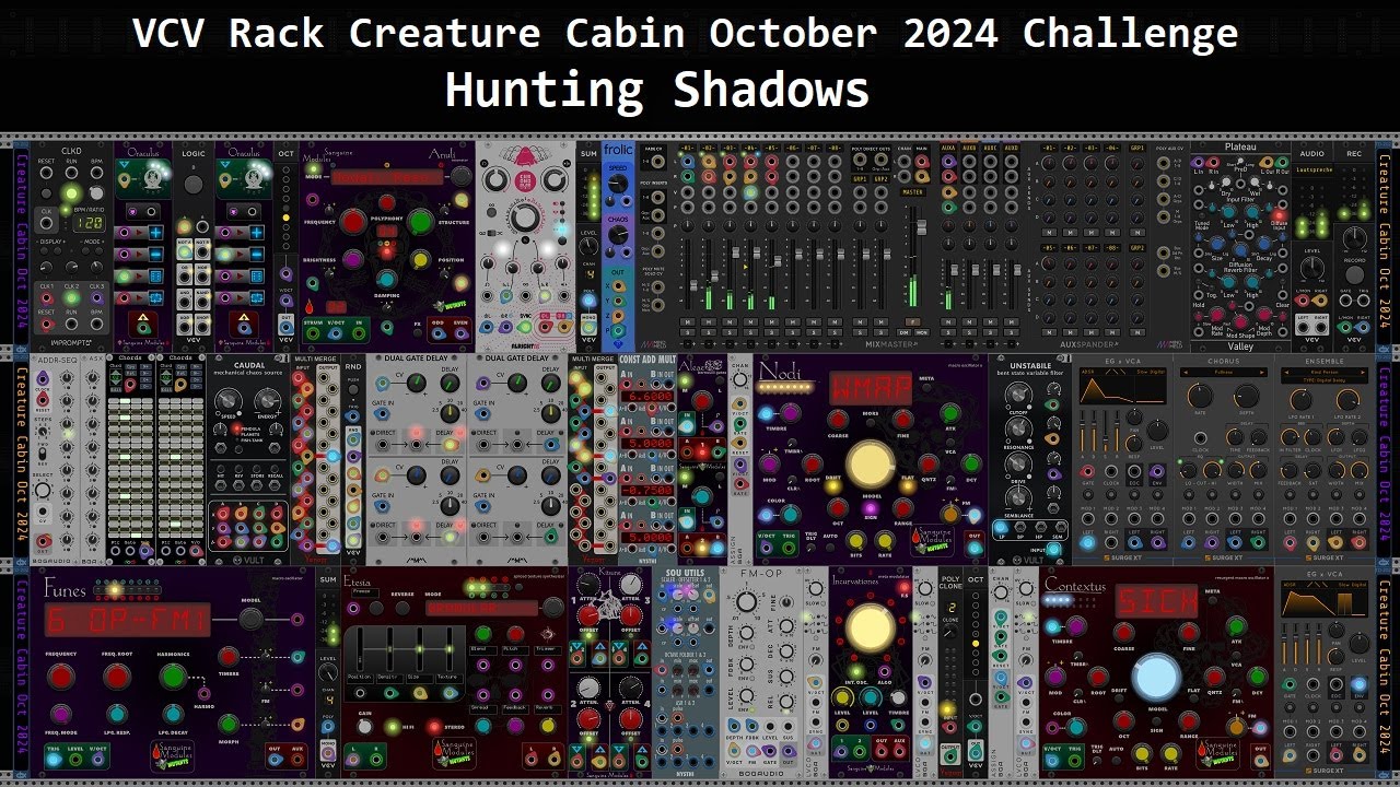 Hunting Shadows (VCV Rack, Creature Cabin Challenge) - YouTube