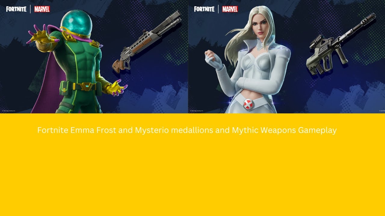 Emma Frost and Mysterio Medallions and Mythic Weapons Gameplay # ...