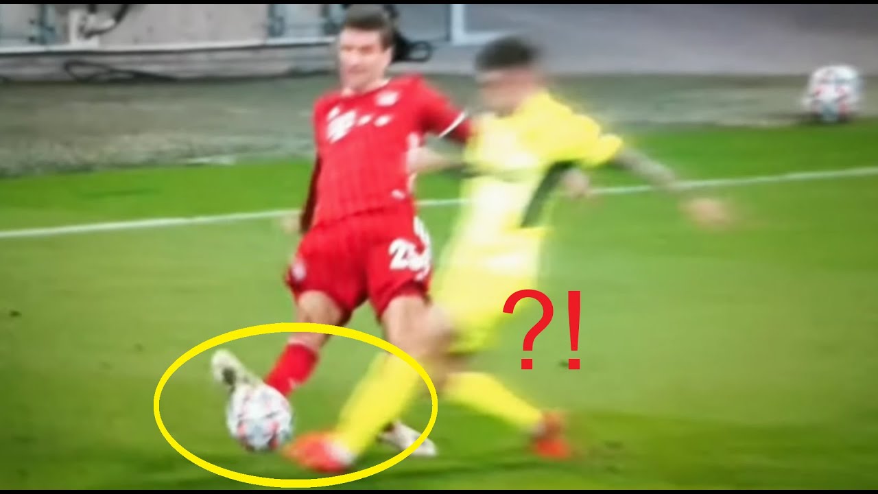 Müller "foul" Gelbe Karte | Fc Bayern vc Atletico 4:0 - YouTube