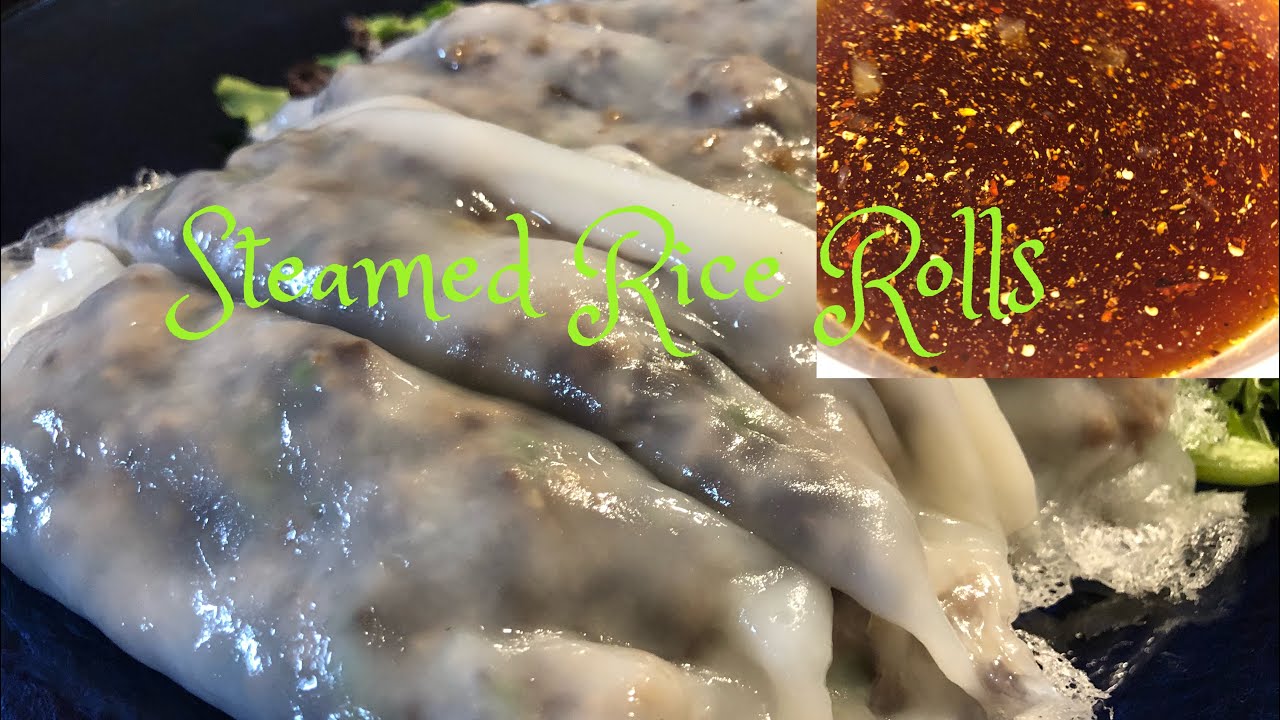 Vietnamese Food| How I Make Steamed Rice Rolls - YouTube