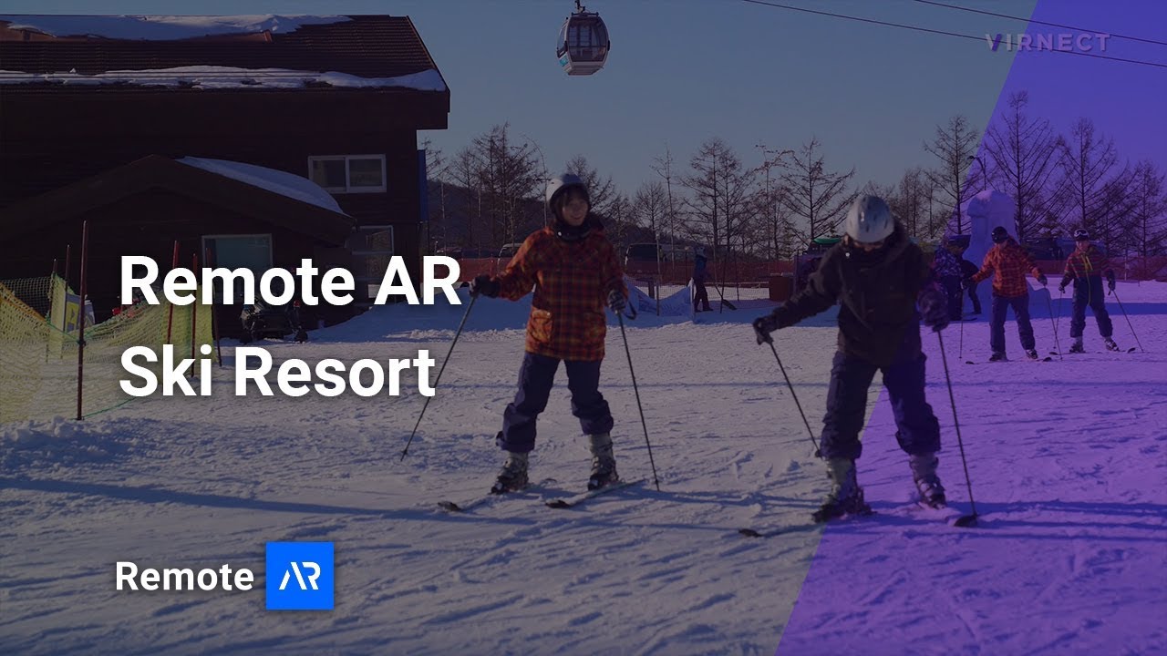 [VIRNECT] Remote AR Ski resort - YouTube