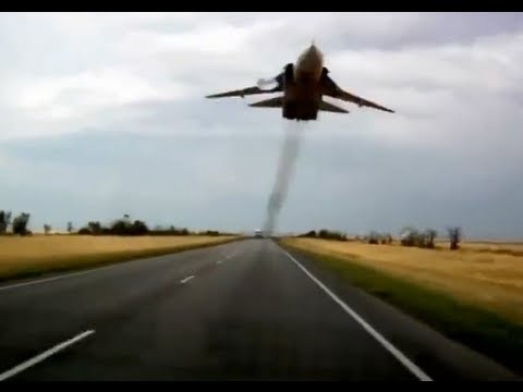 Fighter Jet Plays Chicken With Car! - YouTube