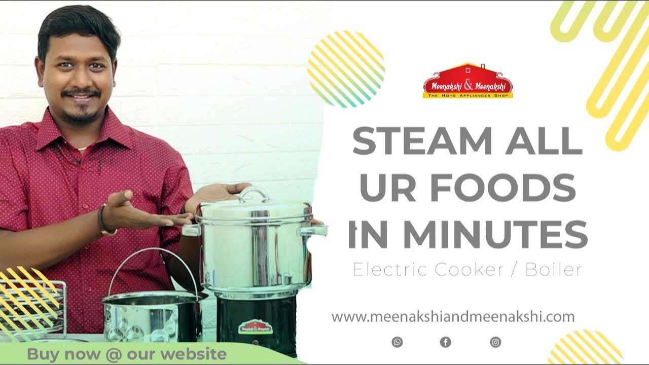 Steam All Sale Mela | Cook foods in minutes | Electric cooker /Boiler ...