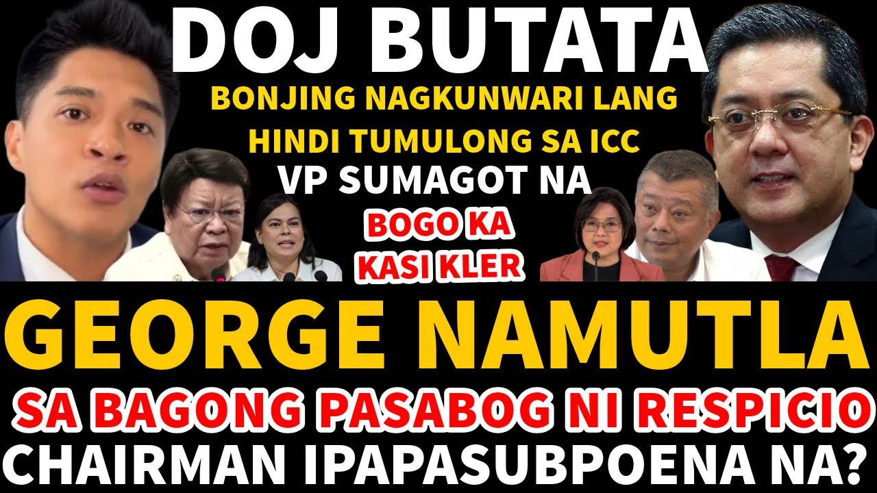 GEORGE NAMUTLA SA BAGONG PASABOG NI ATTY RESPICIO NAKU PO IPAPASUBPOENA ...