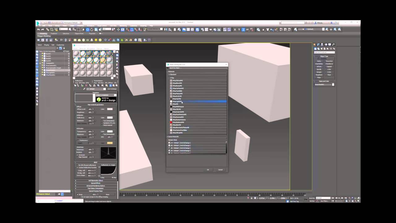 Vray Light - Glow through Vray Lens Effects - YouTube