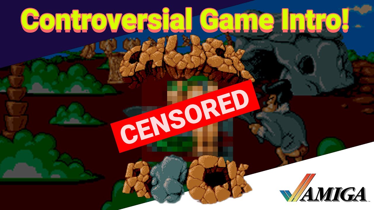 Start of a Stone Age Saga: Chuck Rock's Amusing Amiga Intro! - YouTube