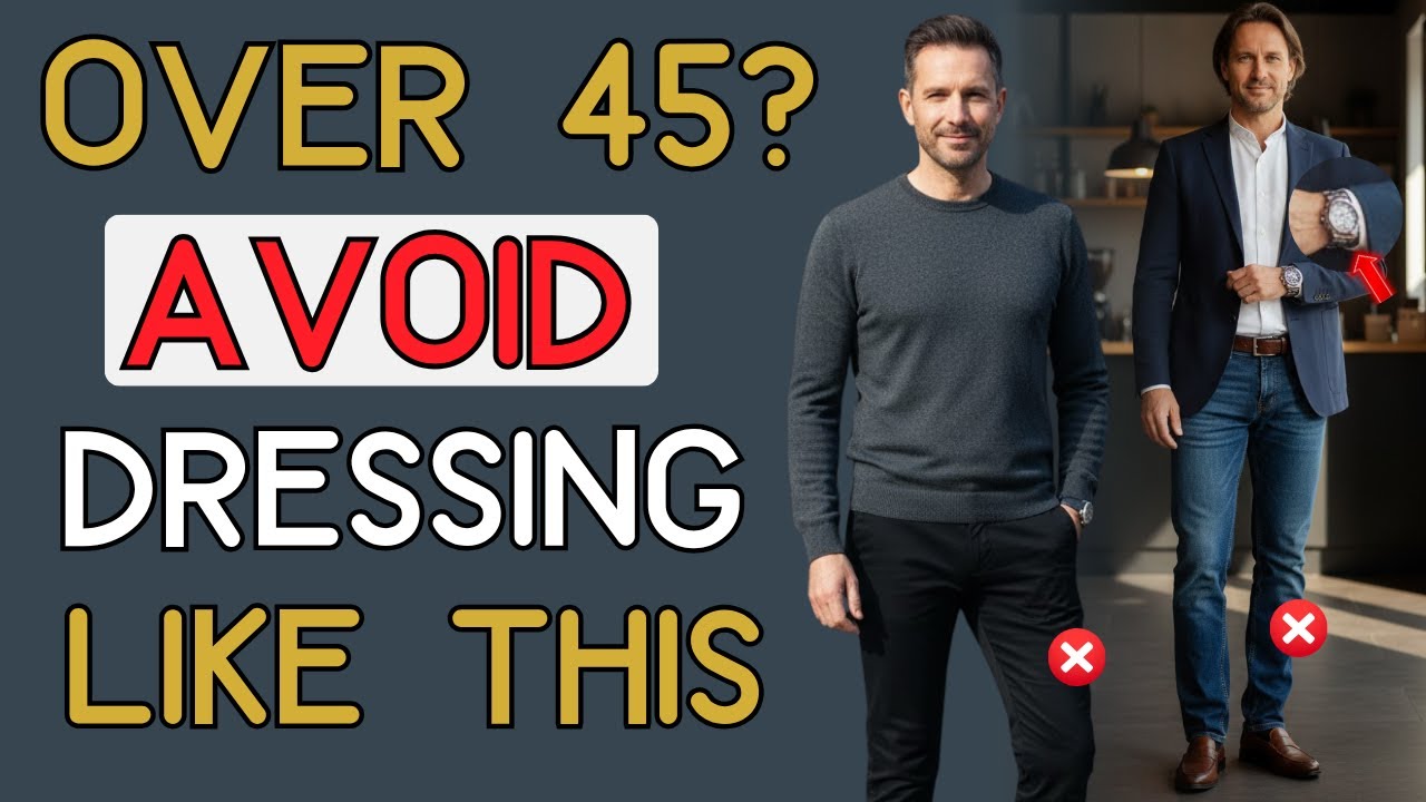 10 Casual Style Mistakes Every 45+ Man Makes | 45+ Men's Fashion - YouTube