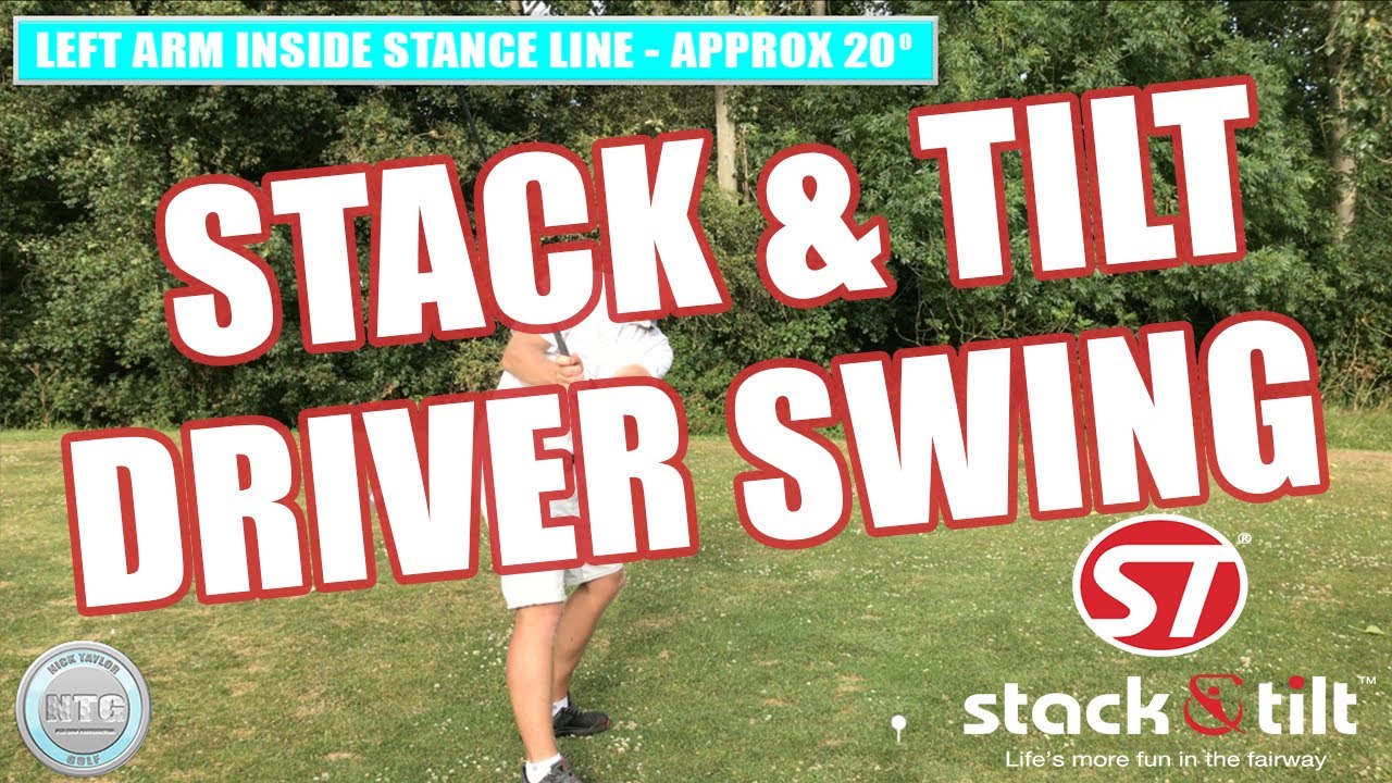 Stack & Tilt with the driver | Golf Tips | Lesson 53 - YouTube