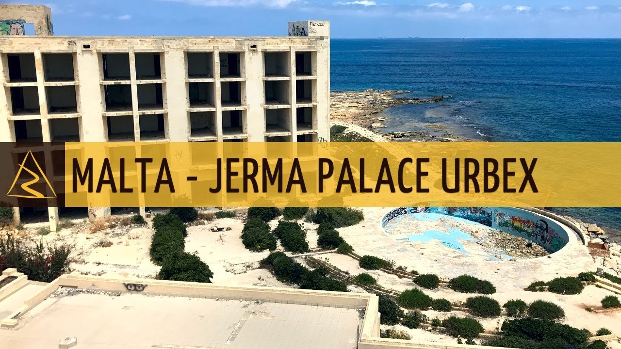 URBEX - Jerma Palace Hotel Ruins in Malta (Urban Exploration) - YouTube