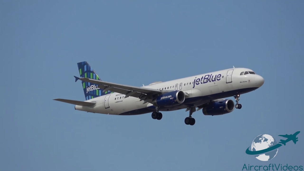 jetBlue Airways A320-232 [N643JB] -- UHD 4K - YouTube