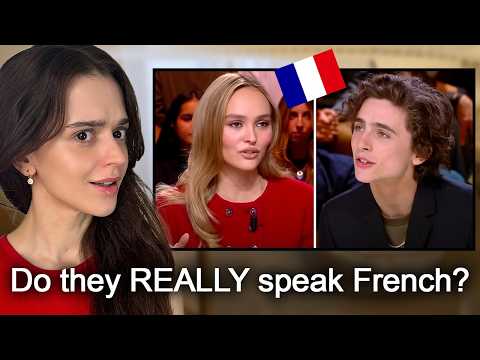 French Girl Reacts to Celebrities Speaking French in Movies